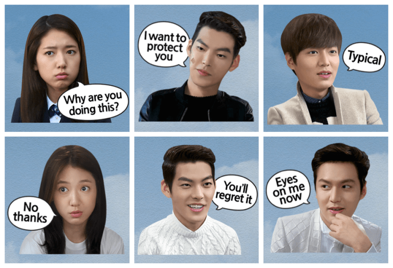 Heirs Stickers on LINE – Comics – MY RARA POP